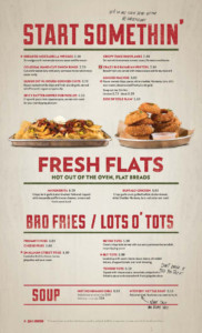 Primanti Bros. Appetizer Menu » The Waterfront